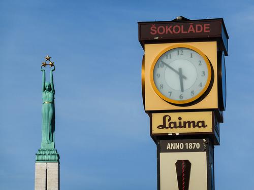 Laima clock - Riga This Week